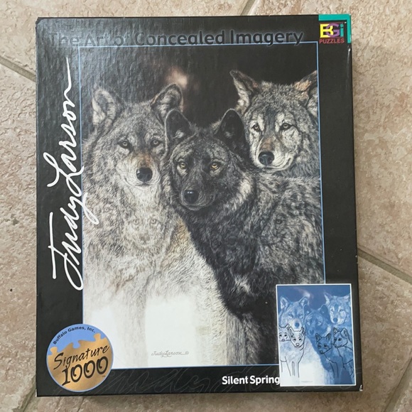 Buffalo Games | Toys | Silent Spring Wolves Puzzle Signature 00 Judy ...